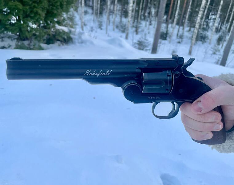 ASG Schofield 6" CO2 revolveri Myydään Lupavapaat aseet | Airsoft in ...