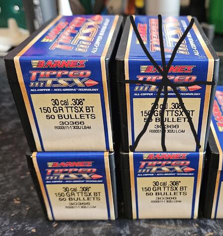 Barnes TTSX 150gr .30 cal 308 / 30-06 Myydään Ase- ja ampumatarvikkeet ...